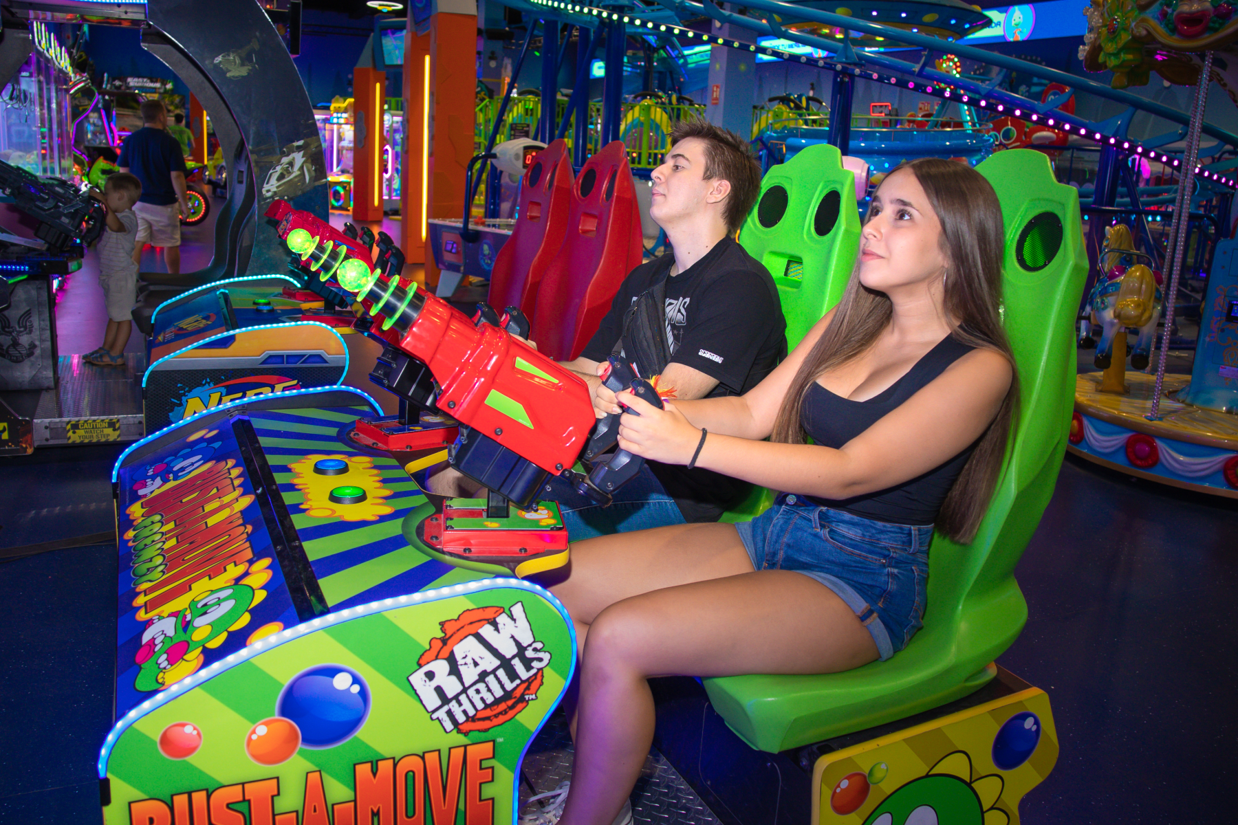 Experience nonstop fun at Babylon Park Madrid! An indoor amusement park ...